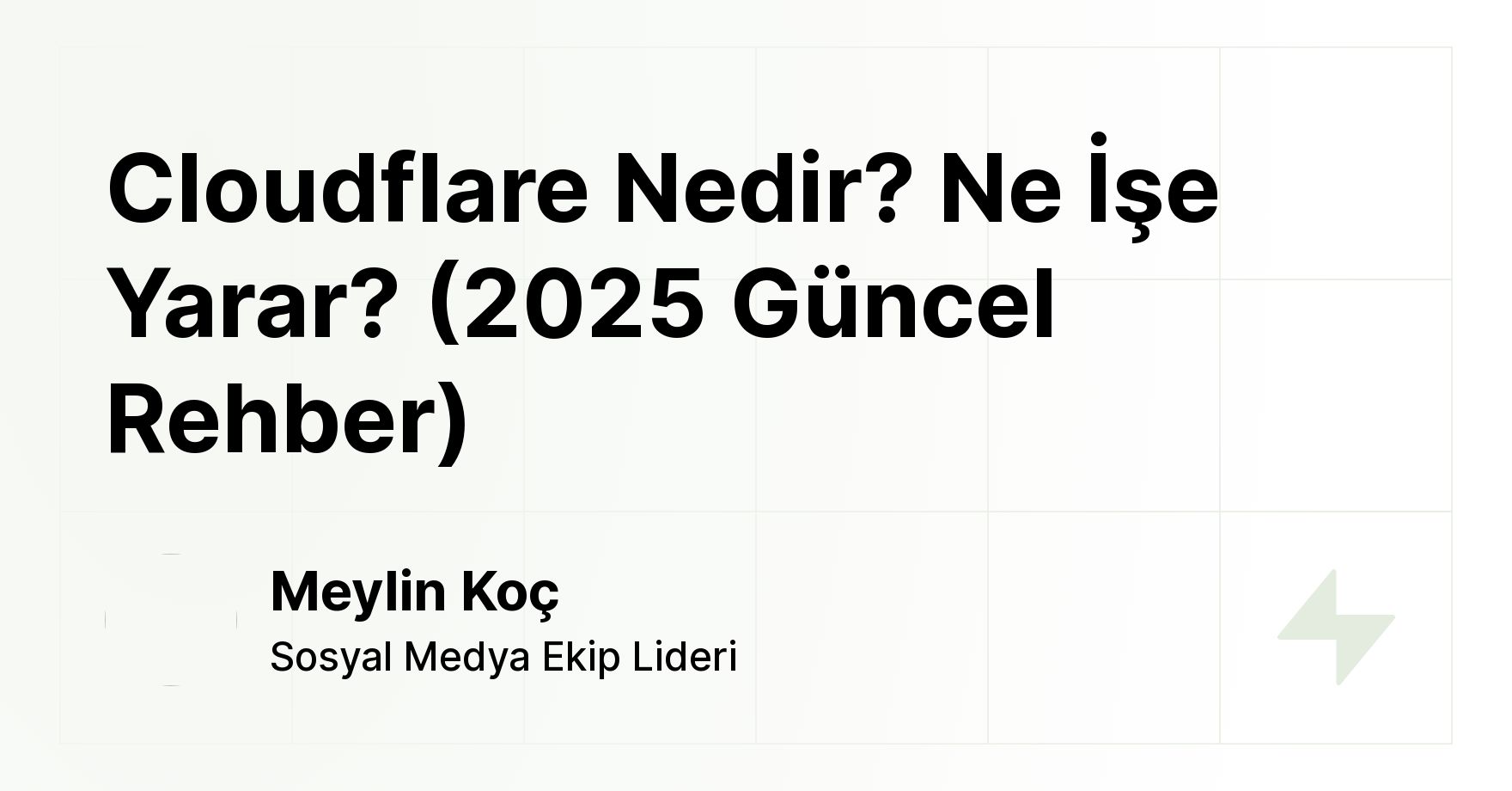 Cloudflare Nedir? Ne İşe Yarar? (2025 Güncel Rehber) - ikas